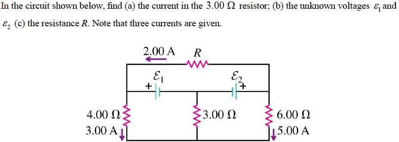 Solved In the circuit shown below, find the current in the | Chegg.com