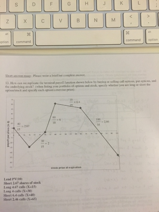 How can we replicate the terminal payoff function | Chegg.com