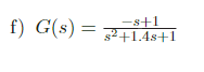 Solved sketch the output time response of a unit step input | Chegg.com