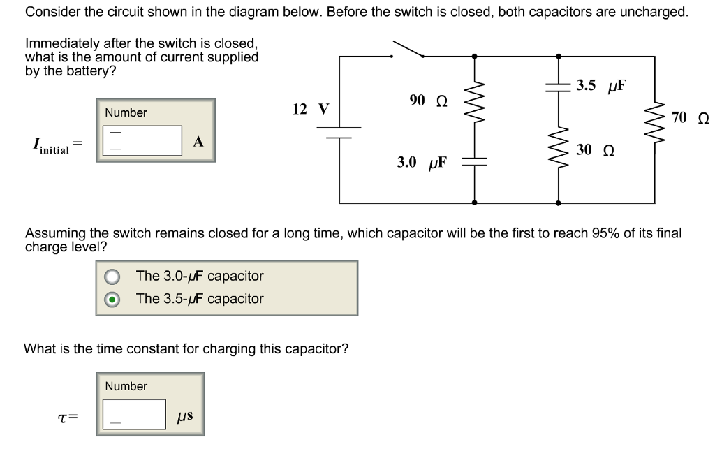Solved Consider the circuit shown in the diagram below. | Chegg.com