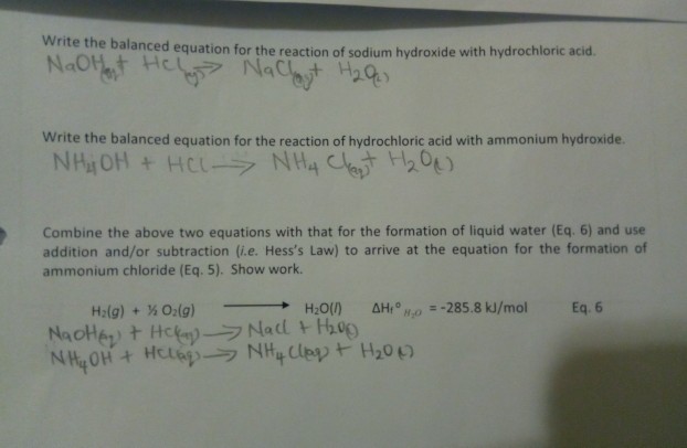 Solved ced equation NaOteba rthereactionof sodium | Chegg.com