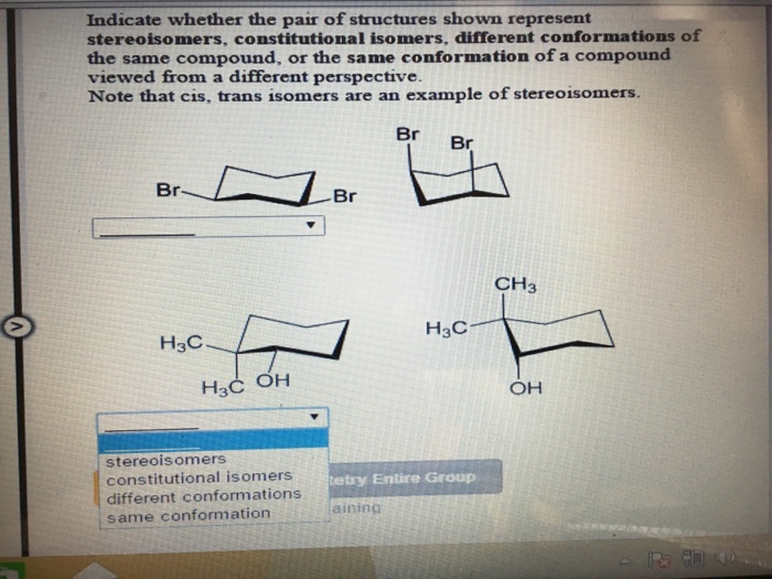 Solved Indicate whether the pair of structures shown | Chegg.com