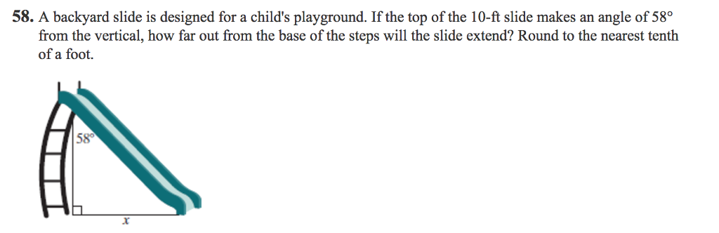 Solved A backyard slide is designed for a child's | Chegg.com