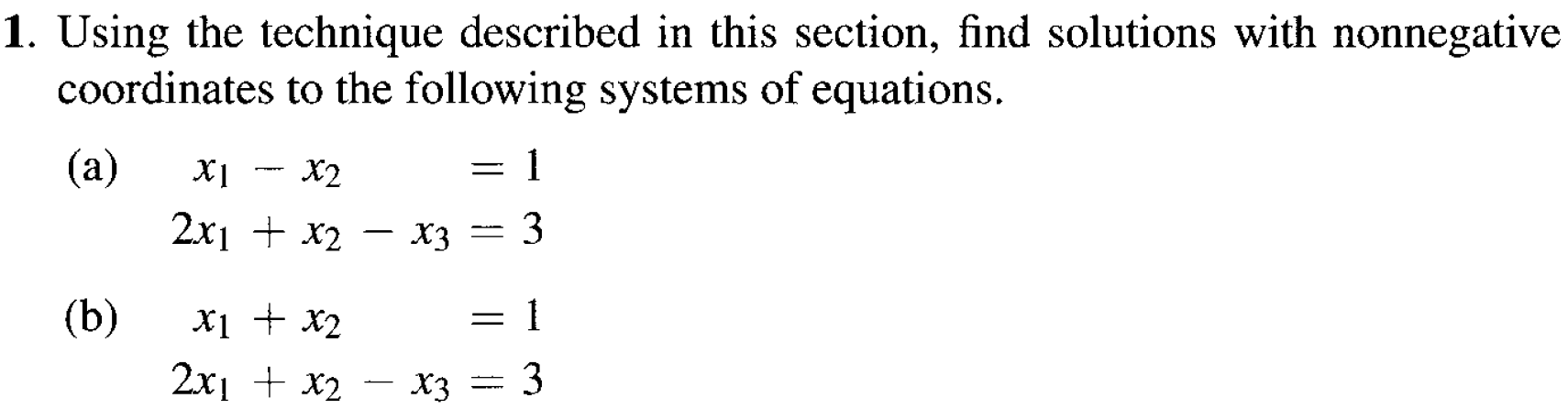Solved 1. Using the technique described in this section, | Chegg.com