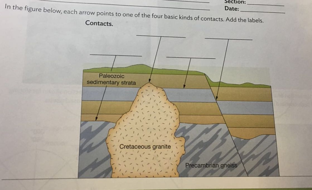 Solved Section: Date: In the figure below, each arrow points | Chegg.com