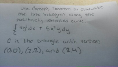 Solved Use Green's Theorem to evaluate the line integral | Chegg.com