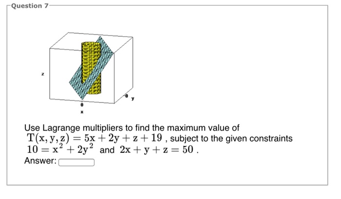 Solved Use lagrange multiplier to find the maximum value of | Chegg.com