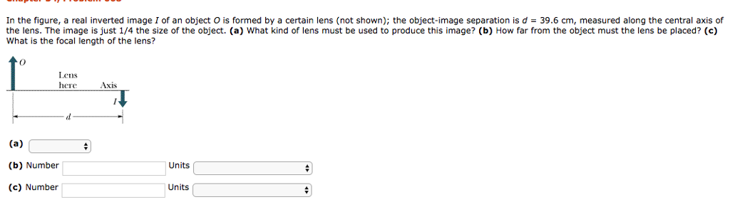 Solved A real inverted image I of an object O is formed by a | Chegg.com