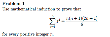 Solved Use mathematical induction to prove that sigma^n_j = | Chegg.com