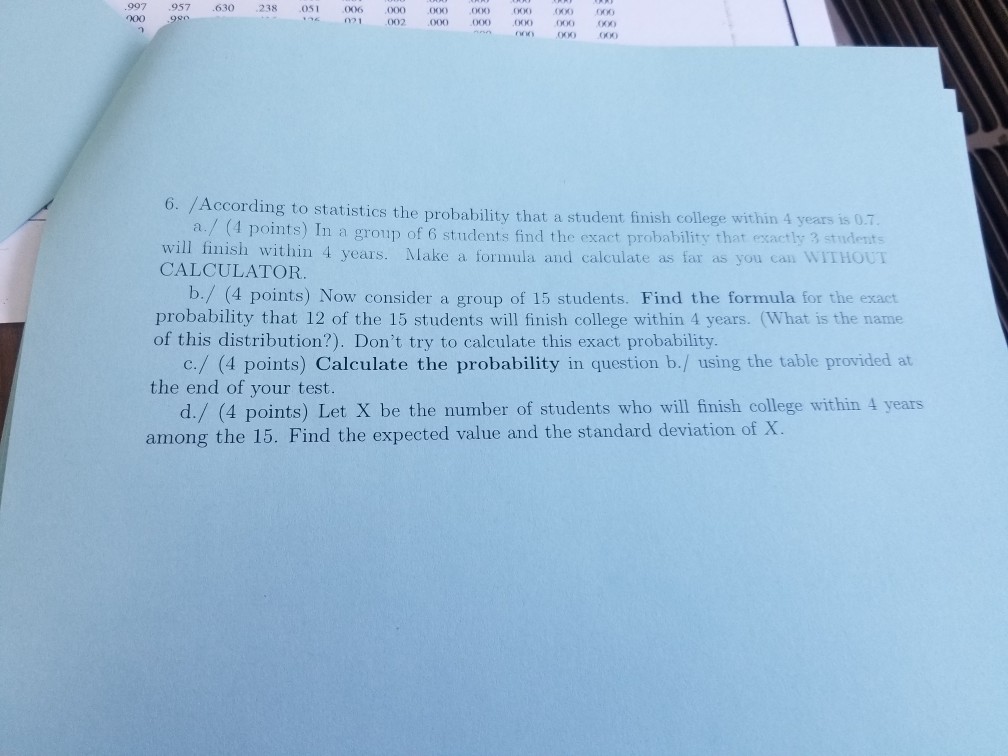 Solved 997 957 630 238 051 06 000 0o0 00 0 00o 002 000 | Chegg.com