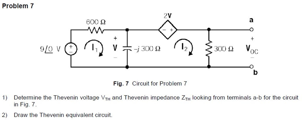 Solved Determine the Thevenin Voltage Vth and Thevenin | Chegg.com