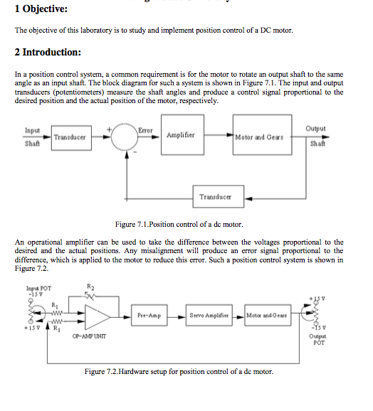 Solved 1 Objective: The objective of this laboratory is to | Chegg.com