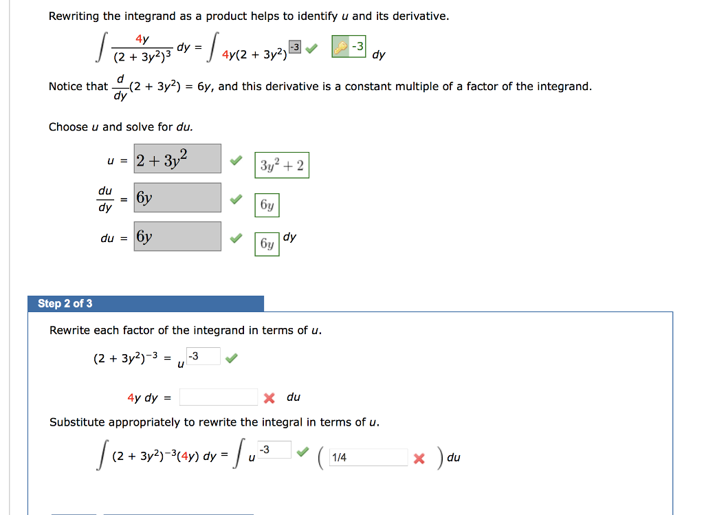 Solved Rewriting The Integrand As A Product Helps To