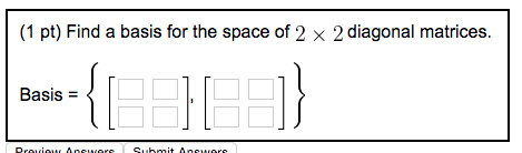Solved Find a basis for the space of 2 x 2 diagonal | Chegg.com