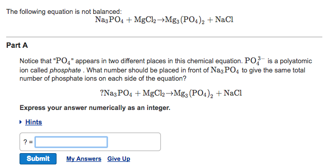 Solved Balancing a Double Replacement Reaction Learning Goal | Chegg.com