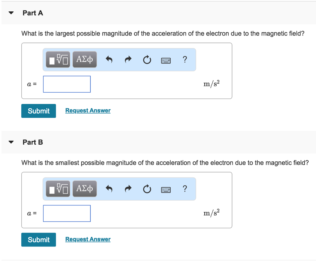 Solved Constants An electron moves at 2.60x106 m/s through a | Chegg.com