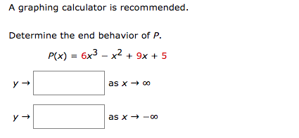 Solved A graphing calculator is recommended. Determine the | Chegg.com