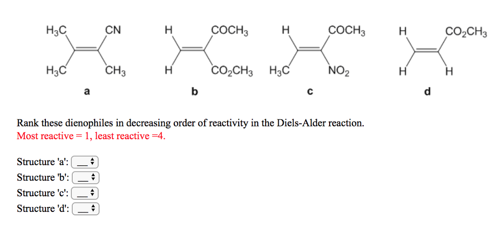 Solved H COCH COCH3 CO2CH3 H3C CN H3C CH3 co2CH3 H3C NO2 | Chegg.com