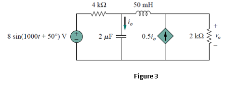 Solved Calculate Vo and Io for the circuit of figure 3 using | Chegg.com