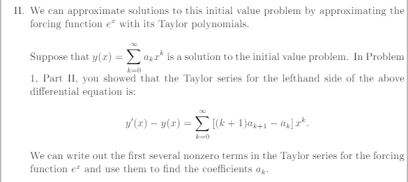 Solved Problem 3: (Approximating a forcing function with a | Chegg.com