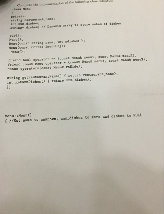 Solved C++ help | Chegg.com