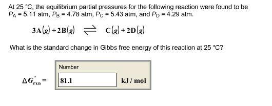Solved: At 25 Degree C. The Equilibrium Partial Pressures ... | Chegg.com