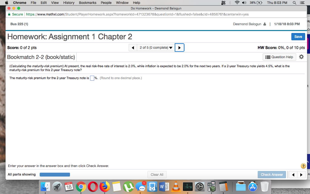 Solved Chrome File Edit View History Bookmarks People Window | Chegg.com