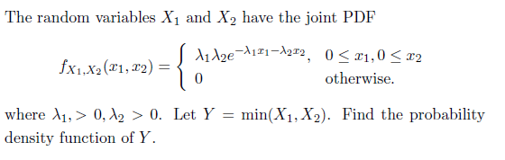 Solved The random variables X1 and X2 have the joint PDF ? | Chegg.com