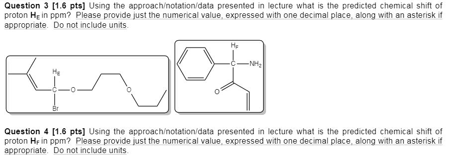 Solved Question 3 [1.6 pts] Using the approach/notation/data | Chegg.com