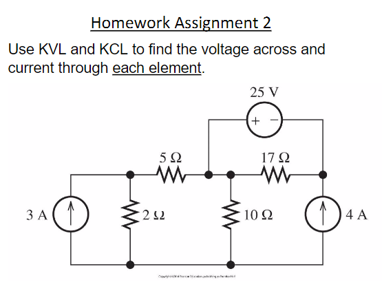 Solved Use KVL and KCL to find the voltage across and | Chegg.com