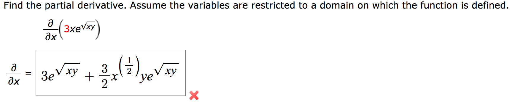 Solved Find the partial derivative. Assume the variables are | Chegg.com