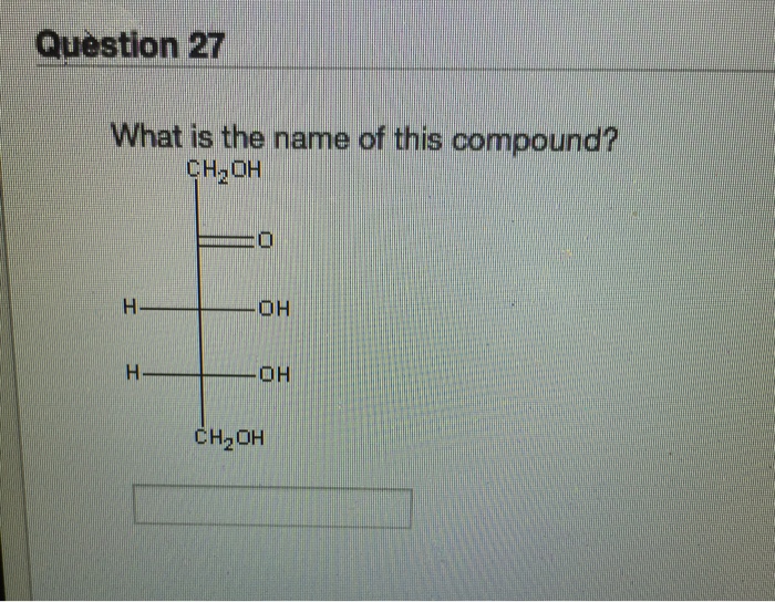 Solved What is the name of this compound? | Chegg.com