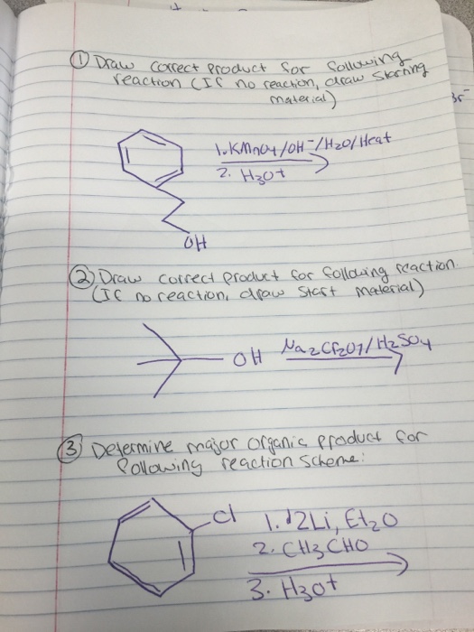 Solved Draw correct product for following reaction (If no | Chegg.com Solved Draw correct product for following reaction (If no | Chegg.com