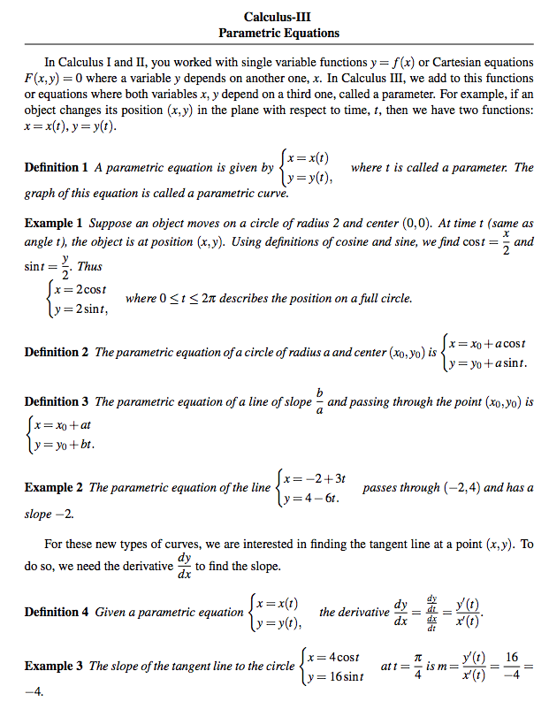 Solved In Calculus I And Ii You Worked With Single Variable 