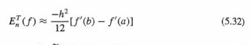 Solved 5. Using the asymptotic error formula (5.32) for the | Chegg.com