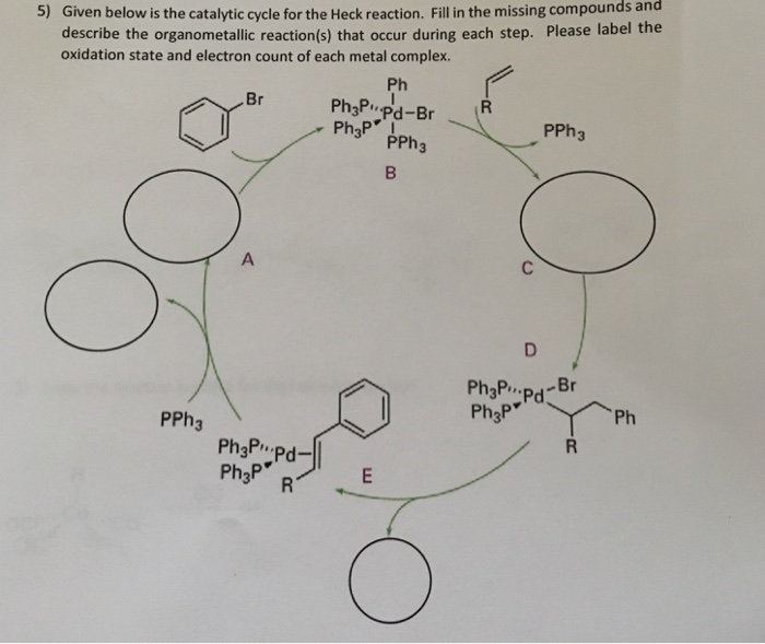 Solved Given below is the catalytic cycle for the Heck | Chegg.com