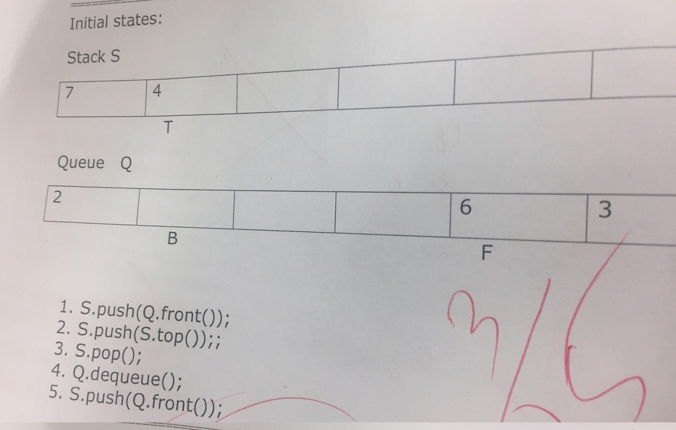 Solved Part III (40 points): Queues of the Given a stack s | Chegg.com