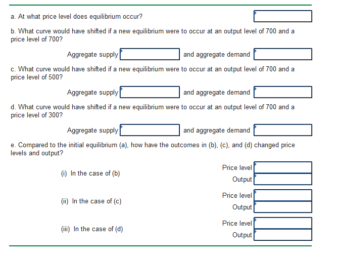 Solved Graph the following aggregate demand (AD) and | Chegg.com