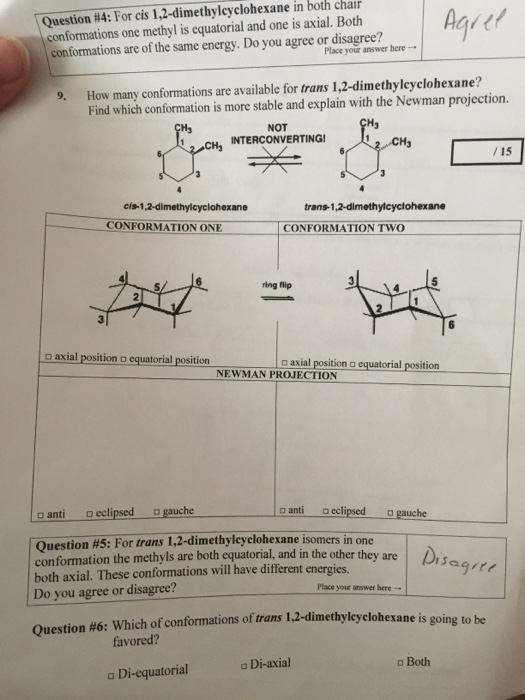 1,2 Dimethylcyclohexane