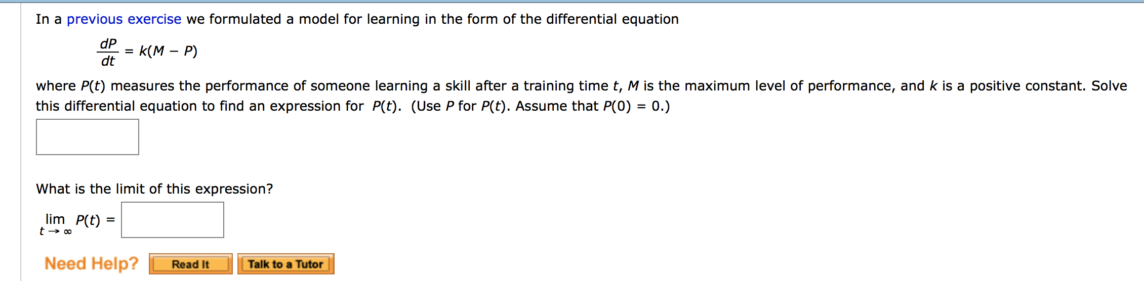 Solved In a previous exercise we formulated a model for | Chegg.com