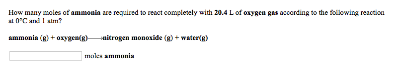 Solved What volume of oxygen gas is required to react | Chegg.com