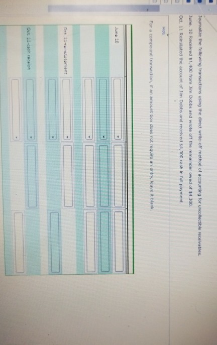 Solved Journalize the following transactions using the | Chegg.com