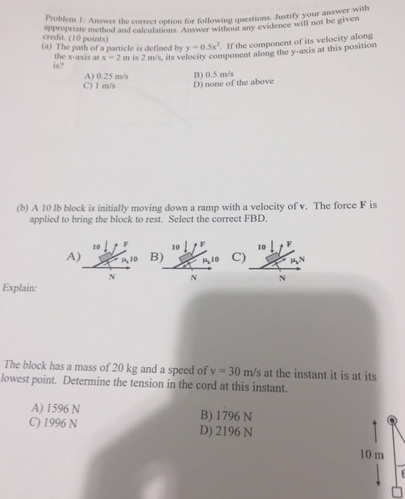 Solved The path of a particle is defined by y = 0.5x^2. If | Chegg.com