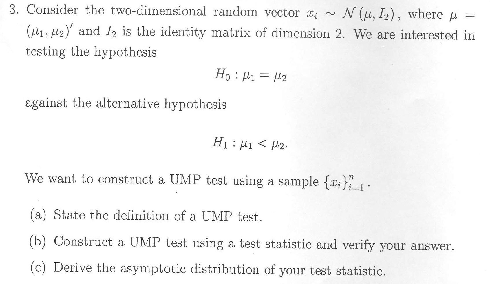 Solved Consider the two-dimensional random vector , where | Chegg.com