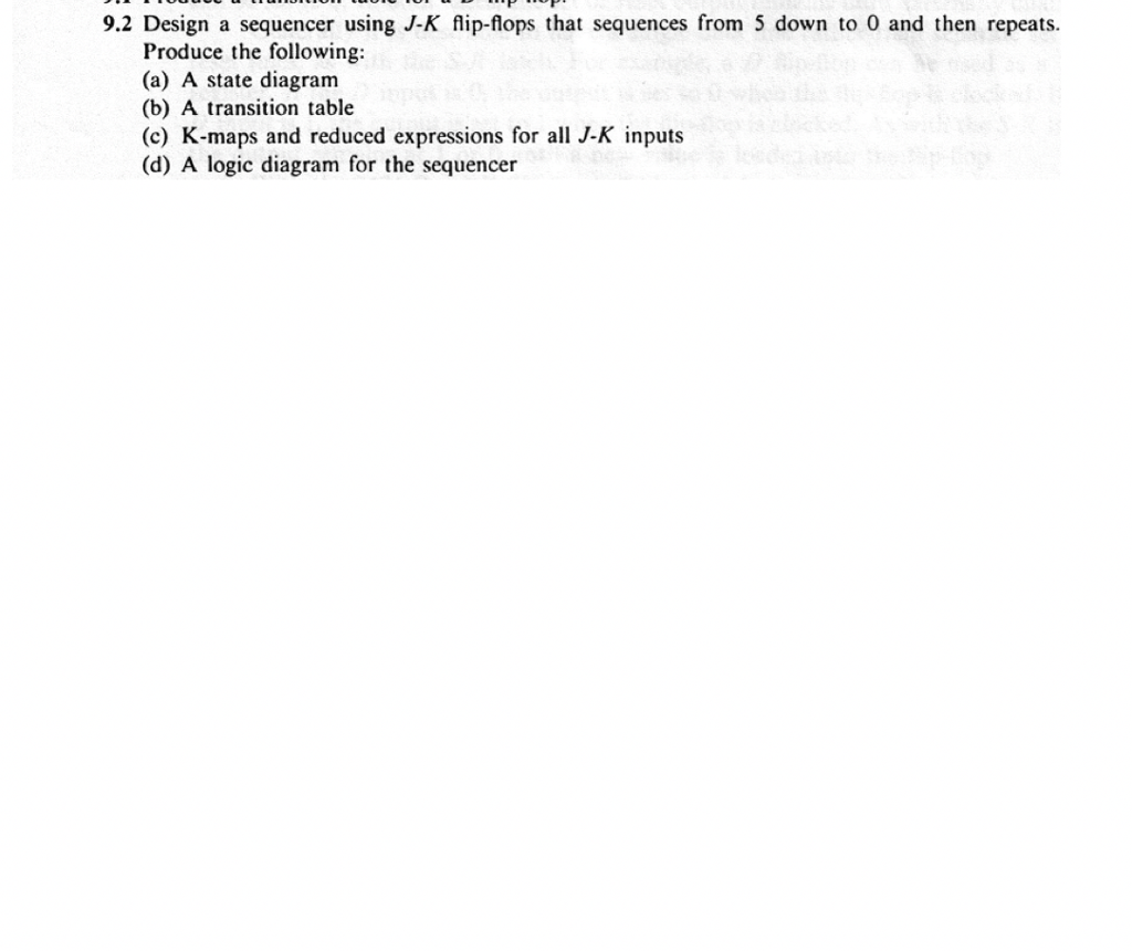 Solved Design a sequencer using J-k flip-flops that | Chegg.com