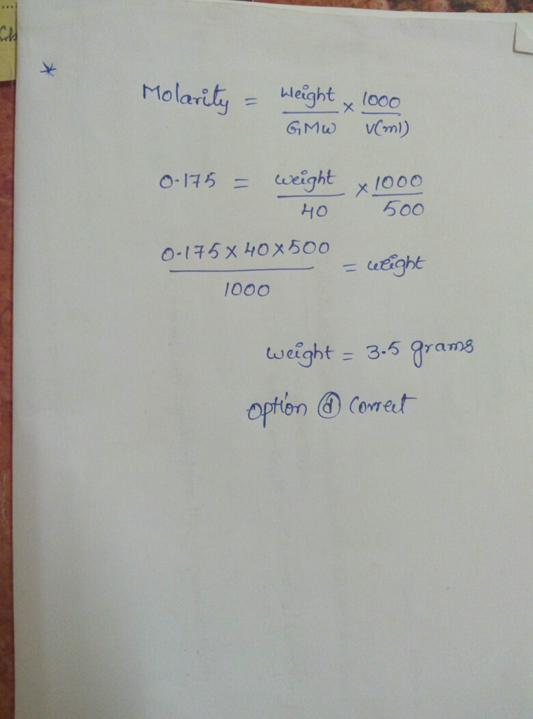 SOLVED Question Answer How Many Grams Of NaOH MW 40 0 Are SOLVED Question Answer How Many Grams Of NaOH MW 40 0 Are