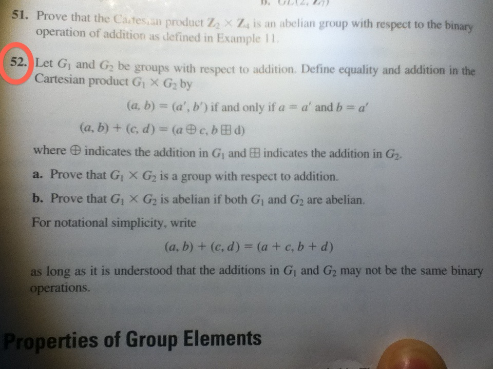 Solved 12. Consider the additive group R of real numbers, | Chegg.com