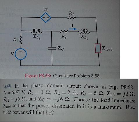Solved In the phasor domain circuit shown in v= V, R1= | Chegg.com