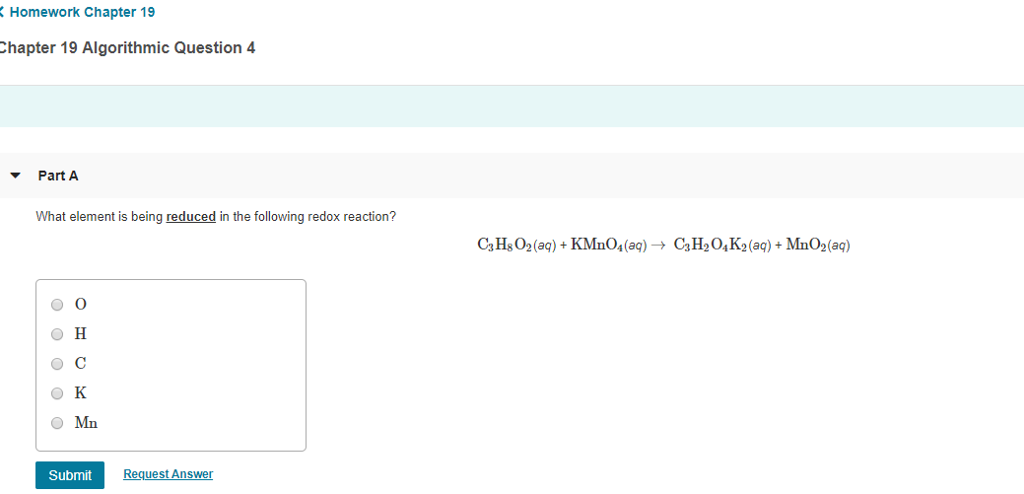 Solved Homework Chapter 19 hapter 19 Algorithmic Question 4 | Chegg.com