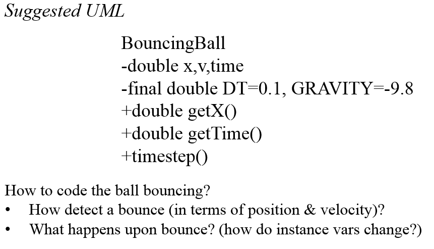 Solved Write a class BouncingBall to simulate the height of | Chegg.com